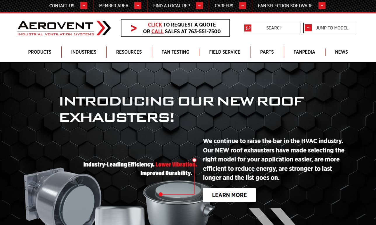 Aerovent | Blower Manufacturers